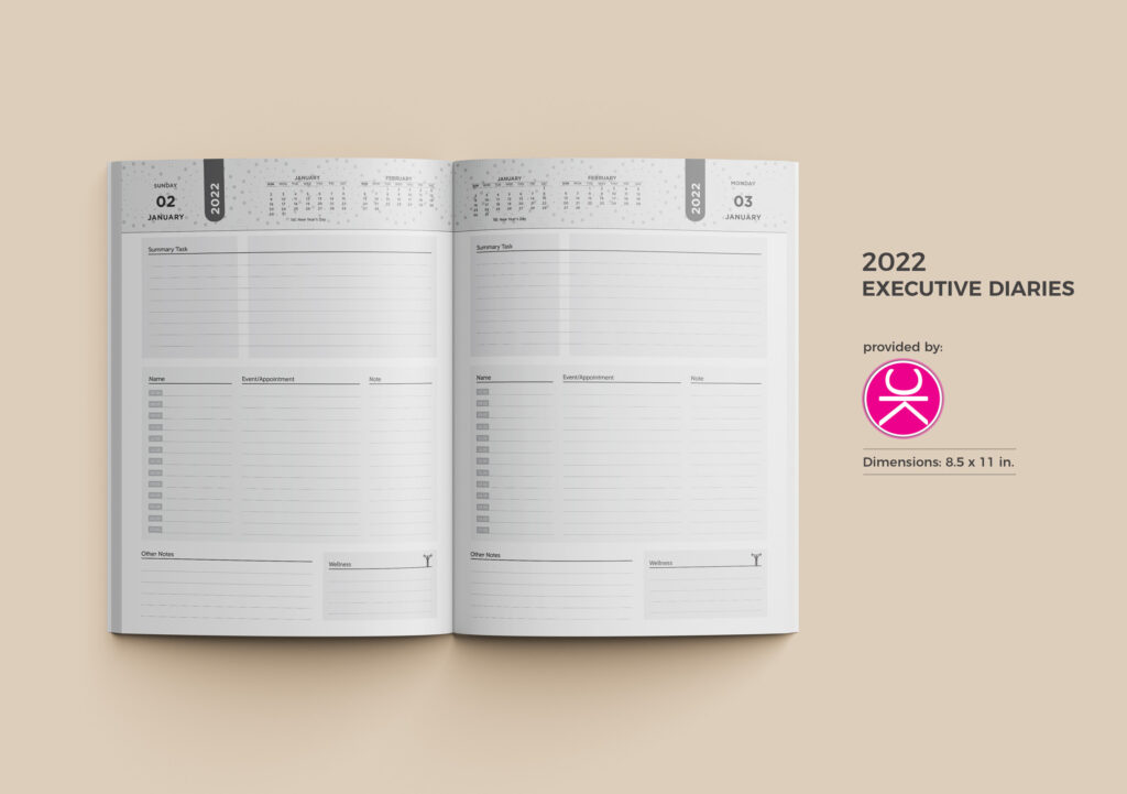 KCD Jamaican A5 Diary + Pen – Krystal Cameron Designs